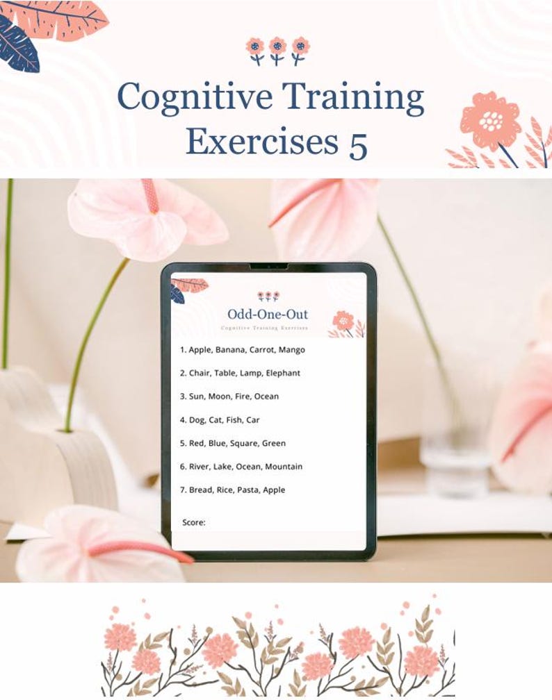 5. 105 Cognitive Training Exercises: Brain Boost, Word and Cognition ...