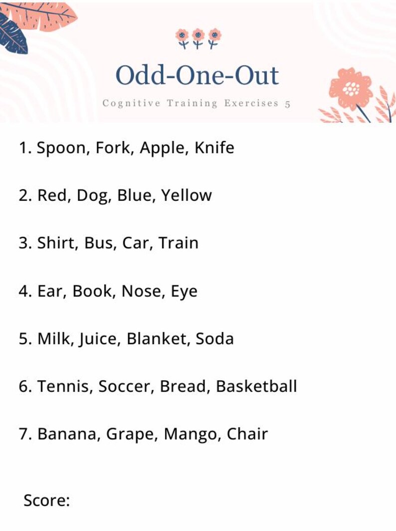 5. 105 Cognitive Training Exercises: Brain Boost, Word and Cognition ...