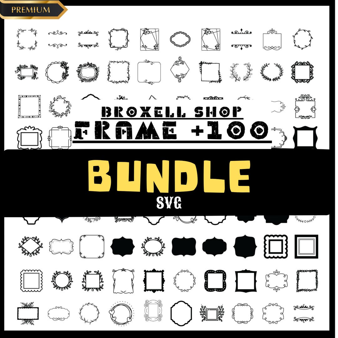 Geometric Rectangle Frame 100 SVG - Minimalist Frame Design for Digital ...