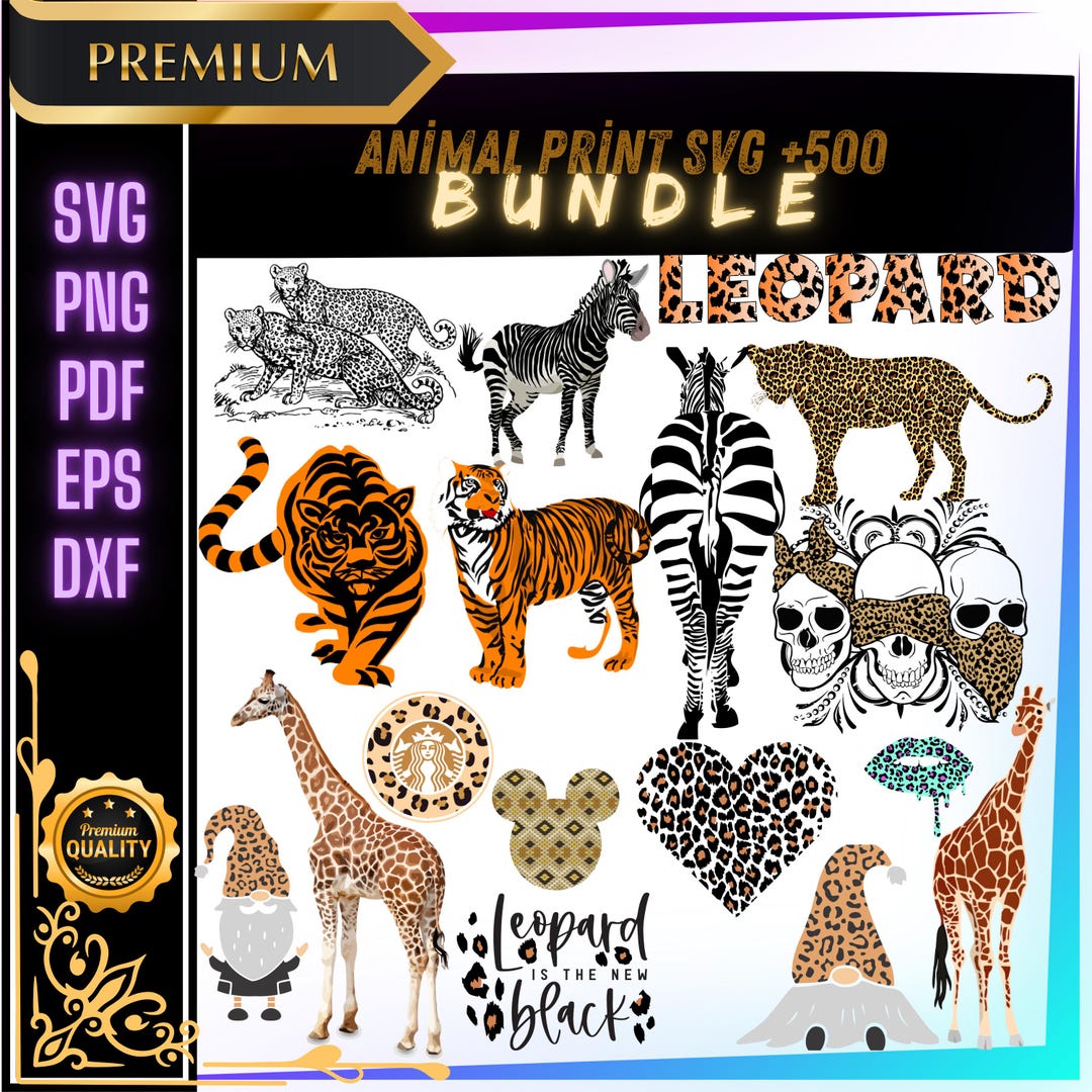 Leopard Pattern SVG | Animal Print Cut Files for Cricut & Silhouette ...
