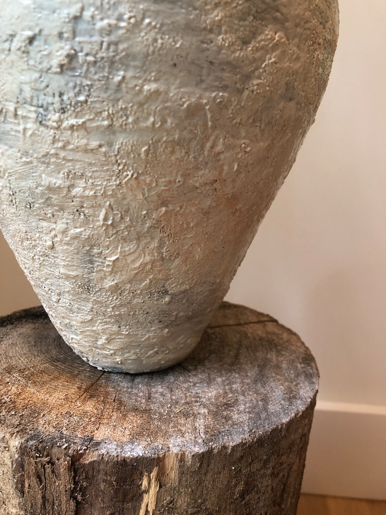 Large Antiqued Textured Vessel - Etsy