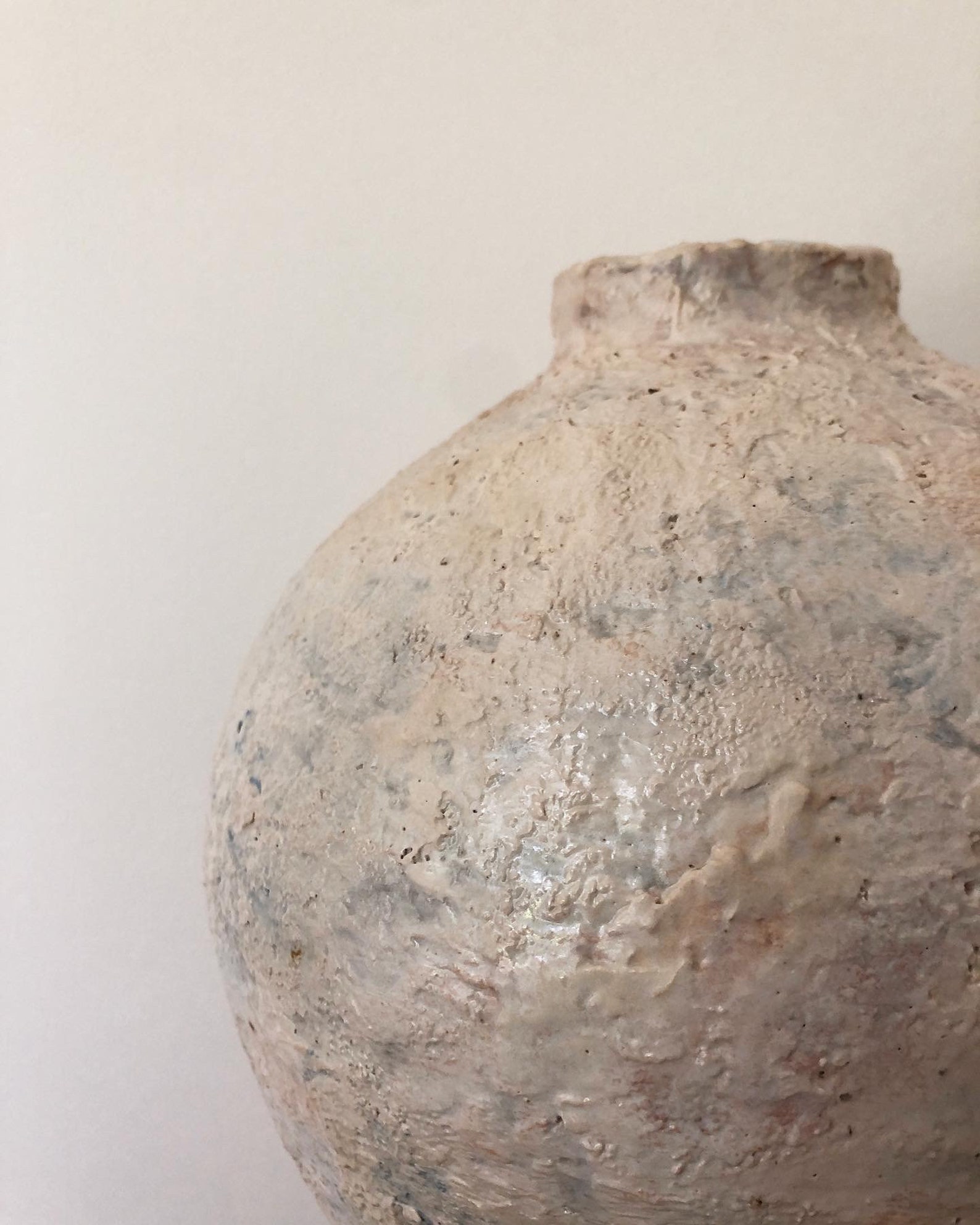 Large Antiqued Textured Vessel - Etsy