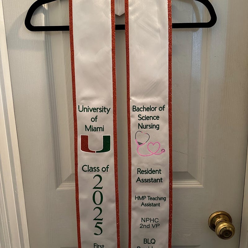 First Generation Graduation Stole - Etsy