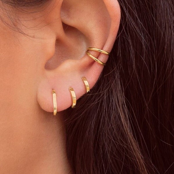 Double Lobe Piercing - Etsy