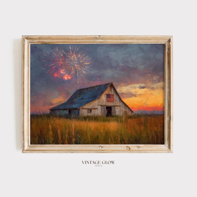 Vintage Homestead Painting - Etsy