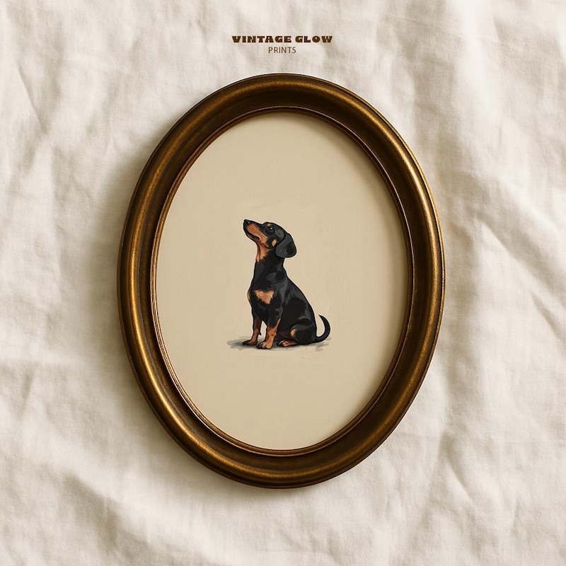 Dachshund Vintage Decor - Etsy