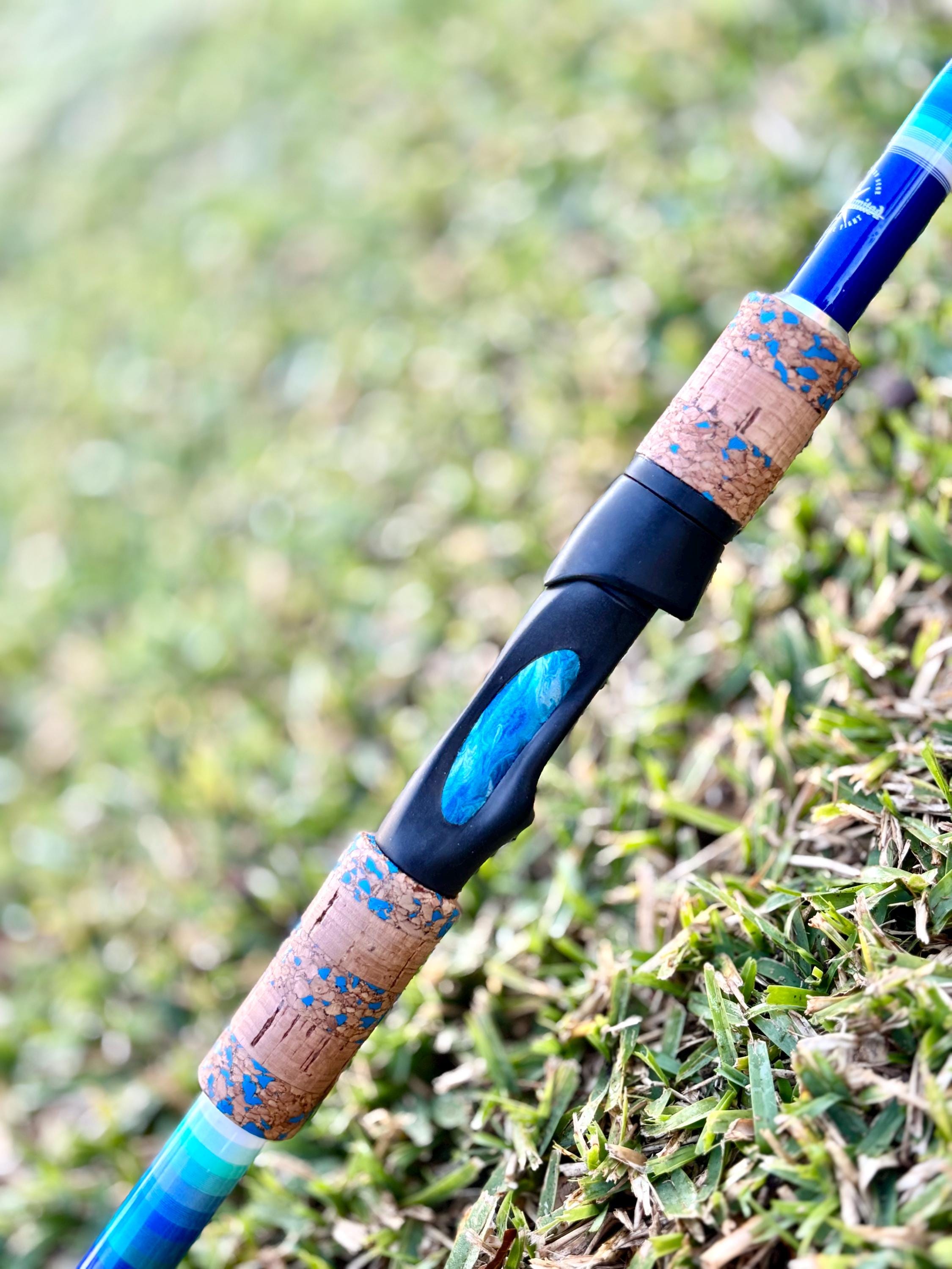 Mother Ocean-7’ Custom Fishing Rod 12-20lbs Spinning or Baitcasting - Etsy