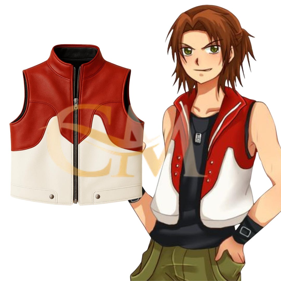 Daimon Masaru Inspired Cosplay Vest | Leather Vest Cosplay | Cosplay ...