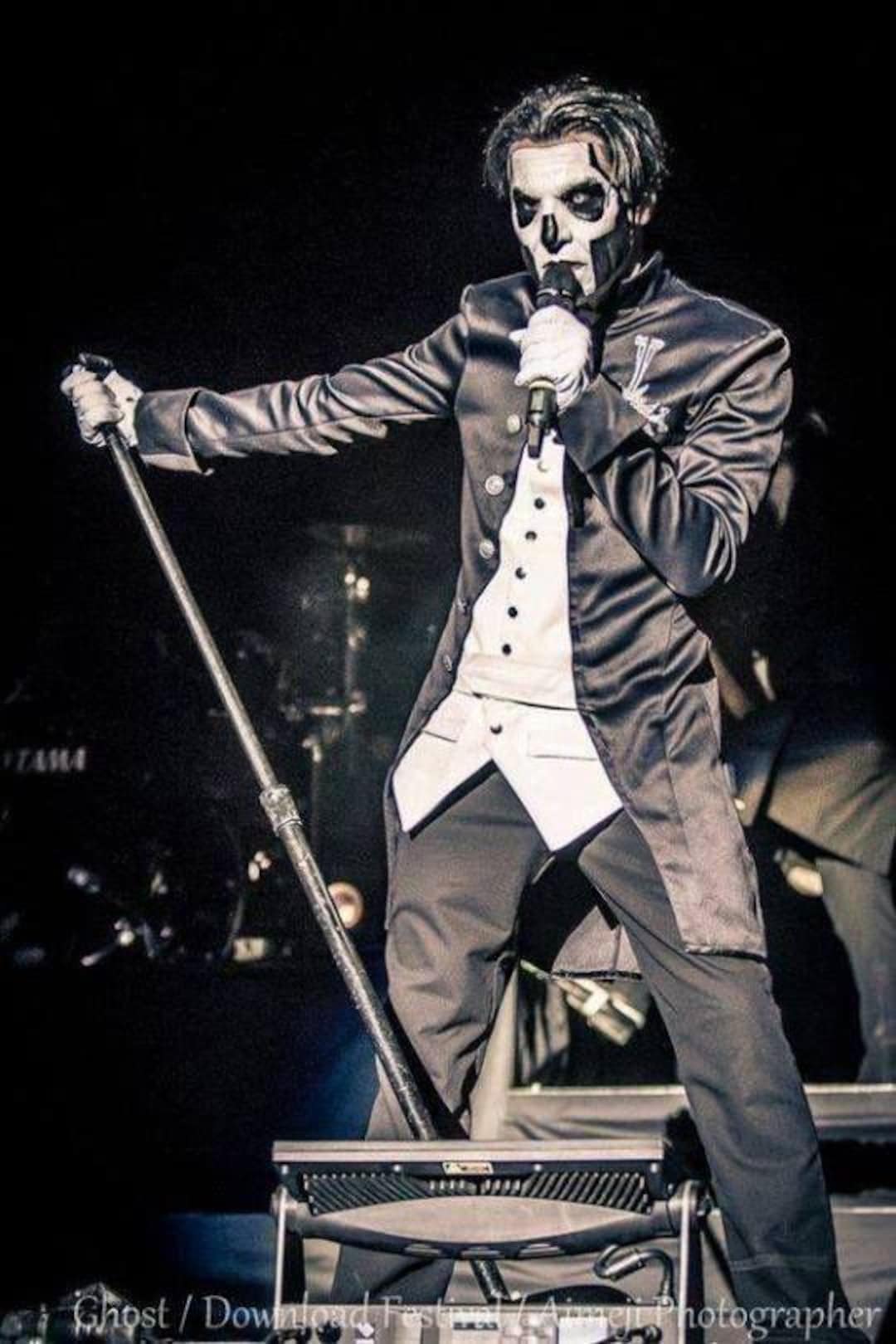 Ghost Papa Emeritus Cosplay Jacket | Gothic Priest Halloween Costume ...