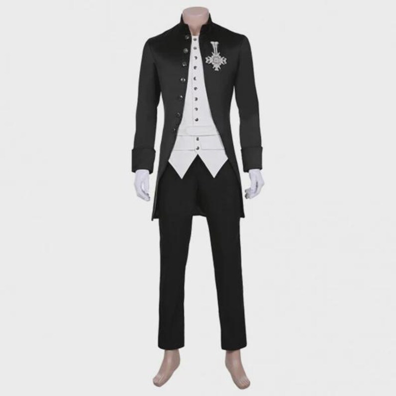 Ghost Papa Emeritus Cosplay Jacket | Gothic Priest Halloween Costume ...