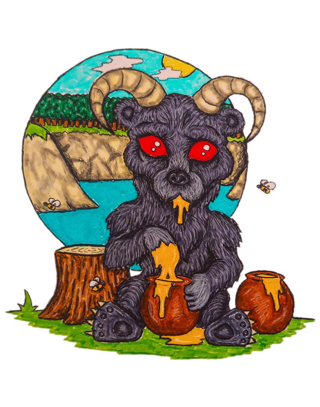 The Ozark Howler- Missouri/arkansas Cryptid I Cute Critter Cryptid ...