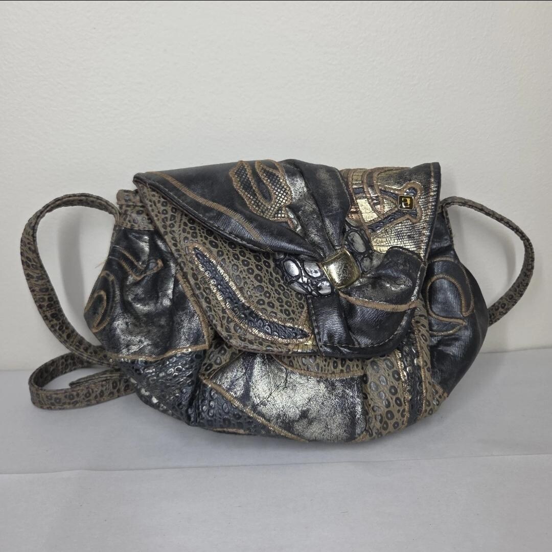 Vintage 80s 90s Multicolor Patchwork Nas Bag Crossbody Purse - Etsy