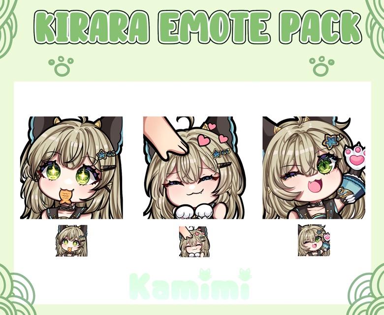 Genshin Impact - KIRARA Emote Pack - Etsy