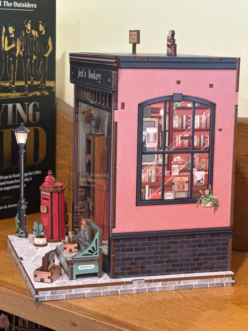 Book Store Book Nook FULLY ASSEMBLED - Etsy