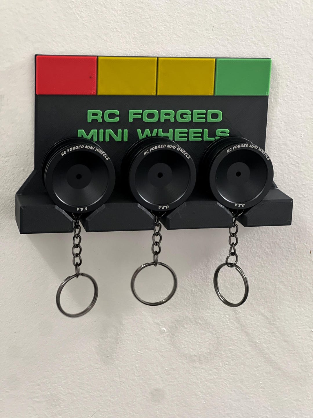 3D Printed Wall Key Ring Holder - Etsy