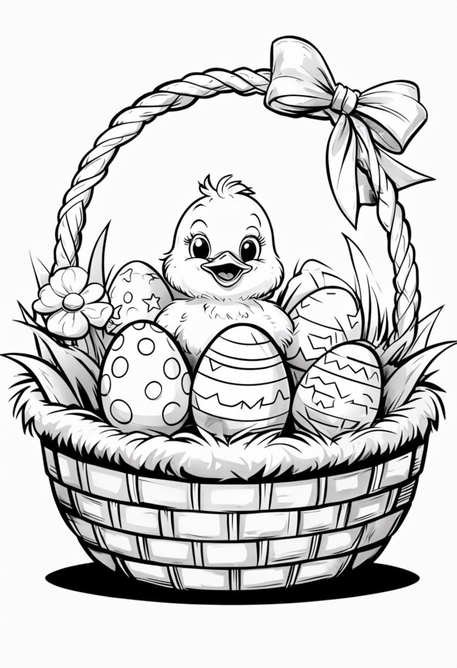 Coloring Book for Kids, Easter Activity Book, Fun Holiday Coloring ...