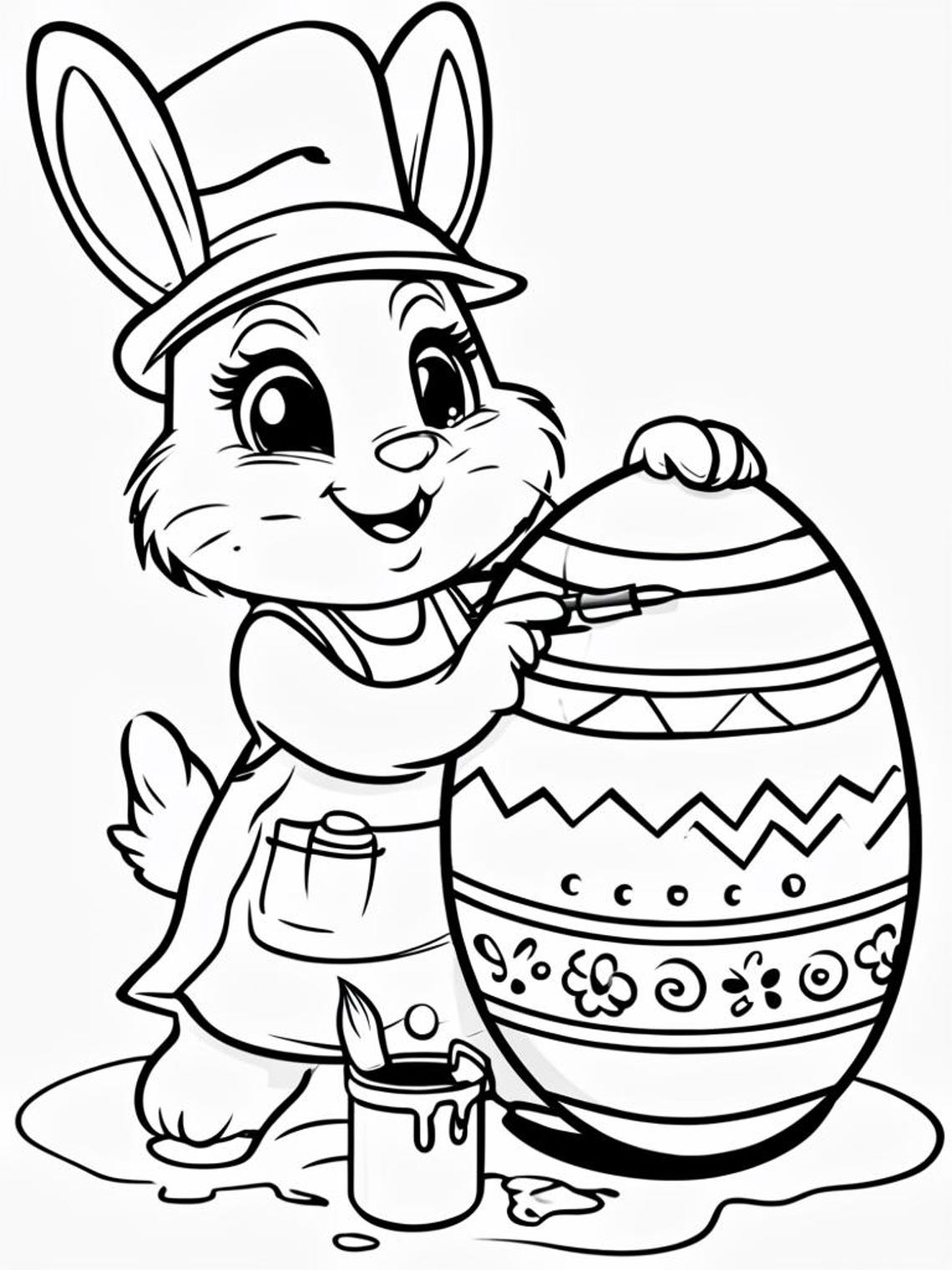 Coloring Book for Kids, Easter Activity Book, Fun Holiday Coloring ...