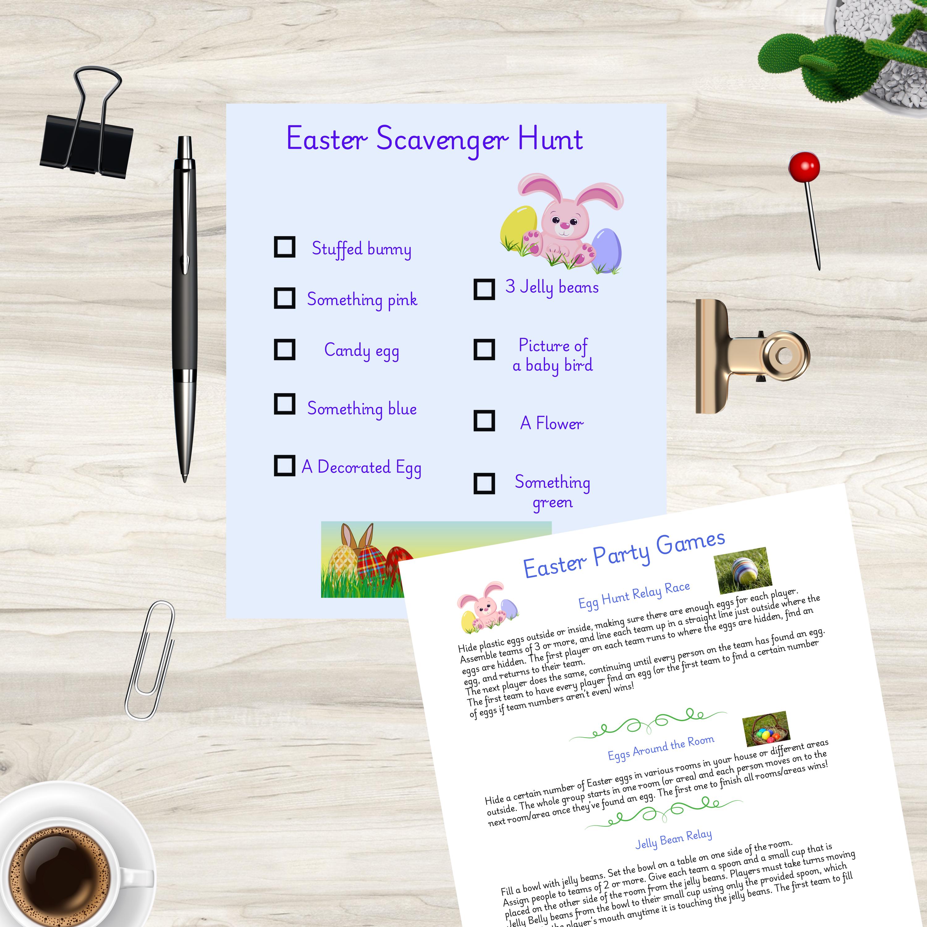 Printable Easter Activities Game Bundle for Classroom Jelly Bean Relay ...