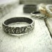Classic Vine Pattern Ring W Secret Message Personalized - Etsy