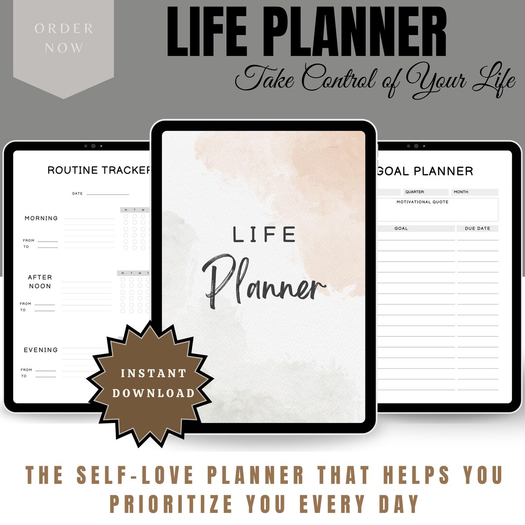 Ultimate Life Planner | Life Planner | Ultimate Planner | Digital ...
