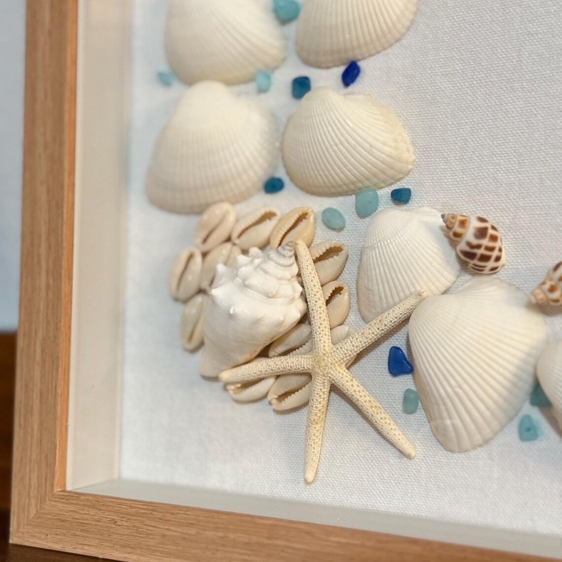 Rip Curl | Ocean Wave | Seashells | Beach Art | Mosaic Art | Wall Art ...