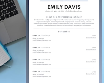 Editable Reference Sheet Template: Modern Canva Design (PDF) - Etsy
