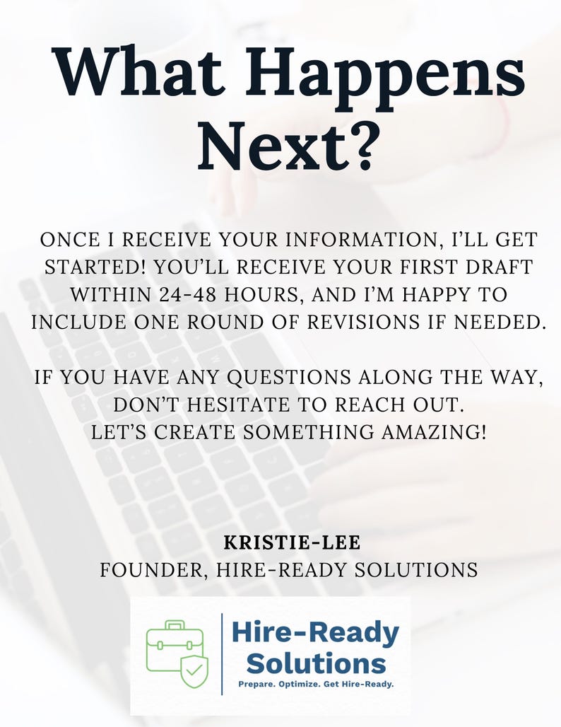 Custom Resume Writing Service | Personalized Professional Resume | Ats ...