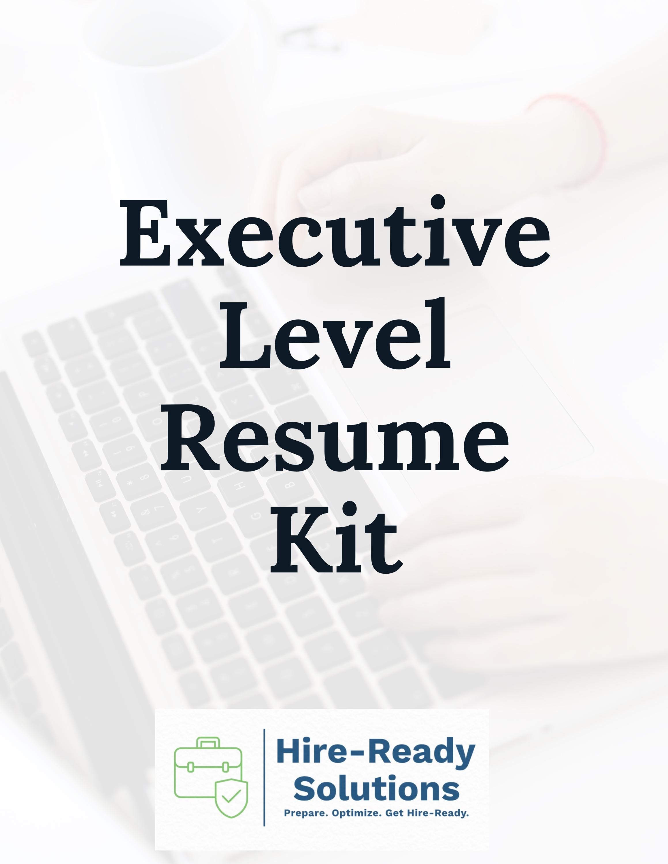 C-level Executive Resume Template With Photo | Ats-friendly ...