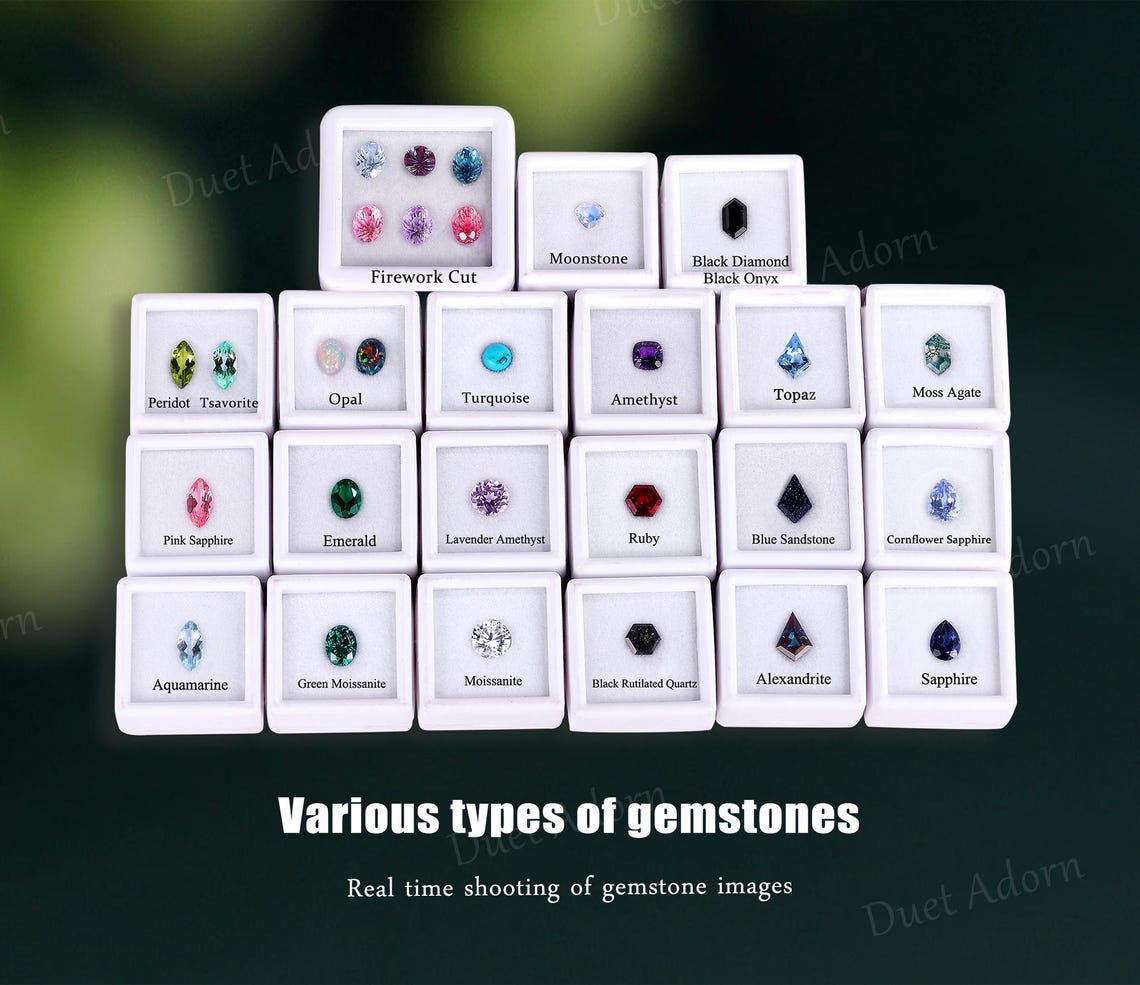 2PCS Antique Ruby Couple Wedding Ring Set Leaf Floral Couple Promise ...
