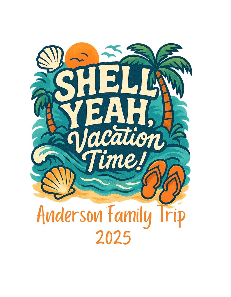 It’s Vacation Time PNG | Family Beach Trip Shirt Design | Summer ...