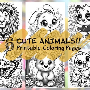 Cute Animals | Coloring Pages | Fun & Printable | Coloring Sheets ...