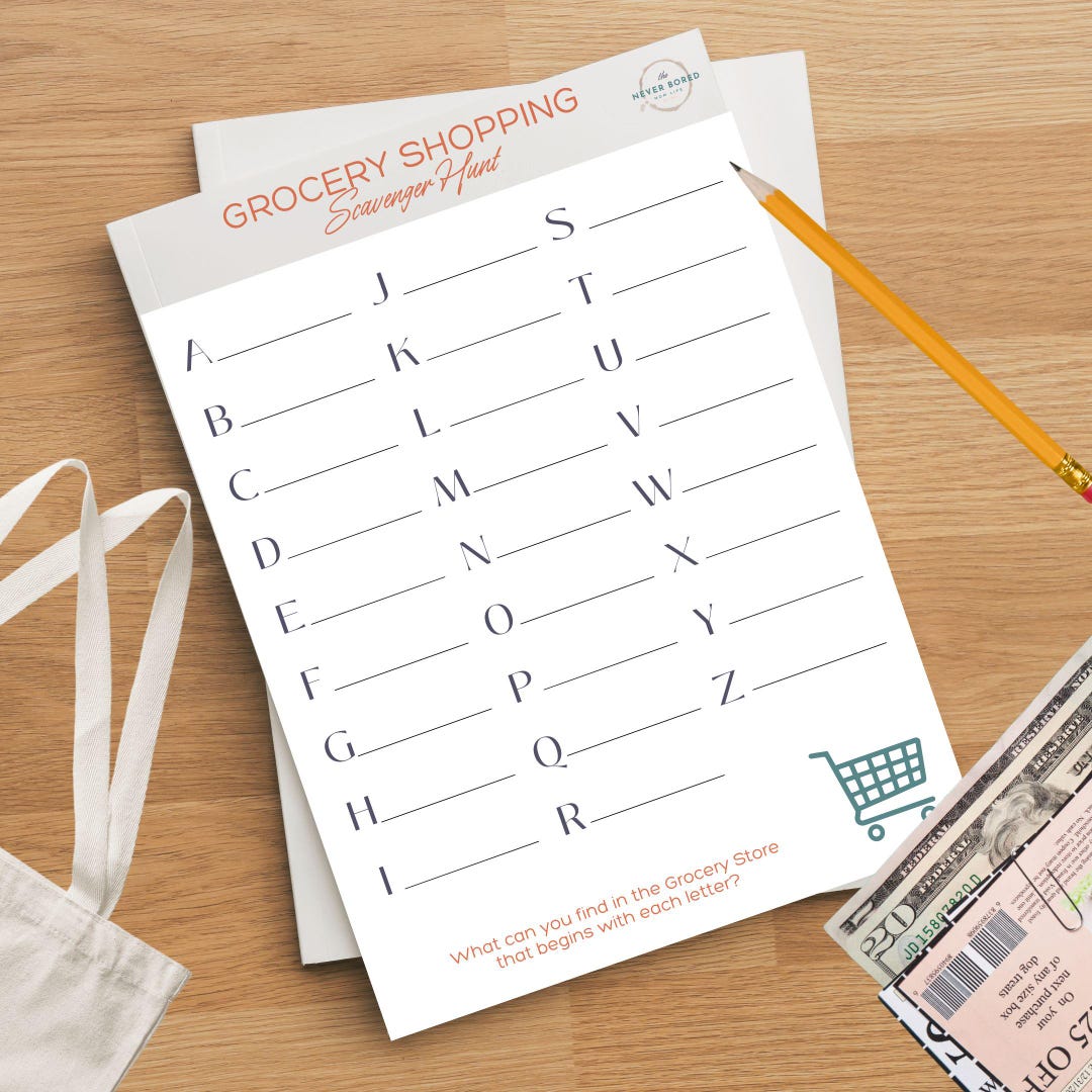 Grocery Store Scavenger Hunt - Etsy