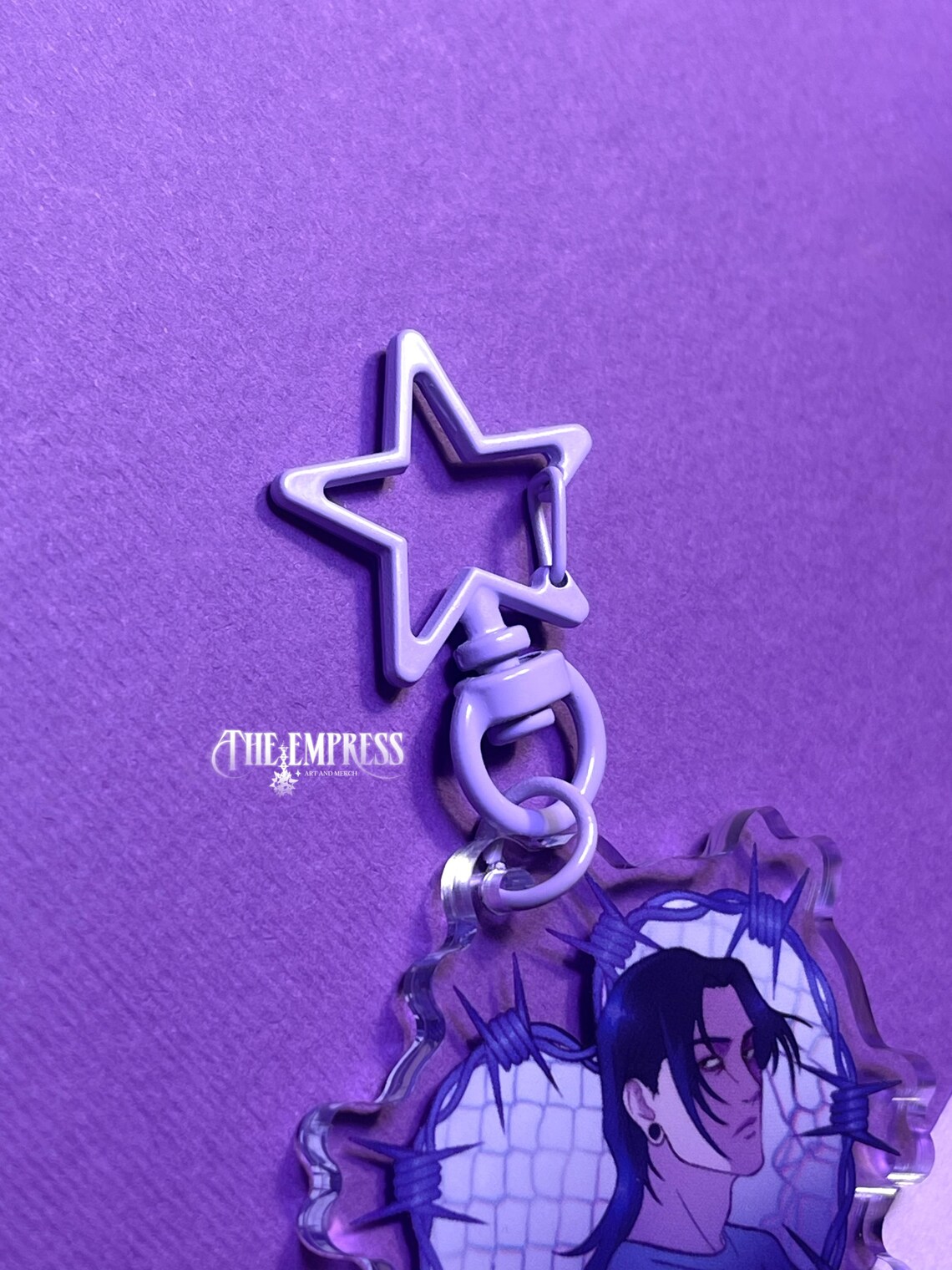 Geto Suguru Acrylic Keychain | Depressed Geto Keychain Charm | Ita Bag ...