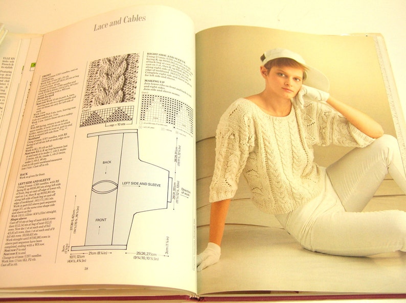 Elle Knits 50 Exclusive Designs From France Vintage Knitting - Etsy