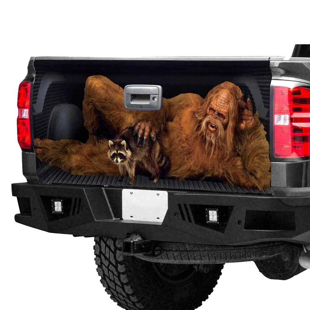 Bigfoot Truck Bed Decals, Gift For Husband, Gift For Him sold by Thien ...