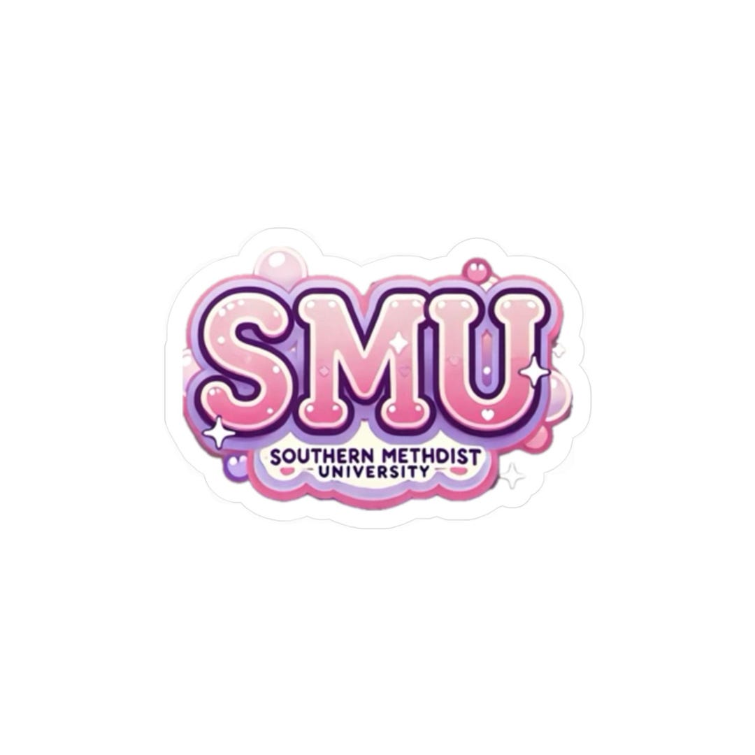 SMU Sticker Cute SMU Decals, Vinyl Stickers, Laptop Decal, Water Bottle ...
