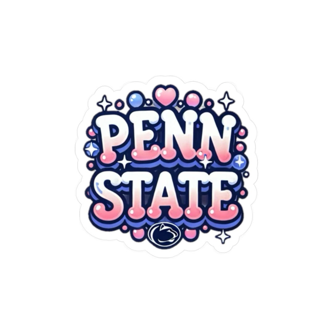 Penn State Vinyl Decals, College Tailgate Laptop Stickers, Nittany ...