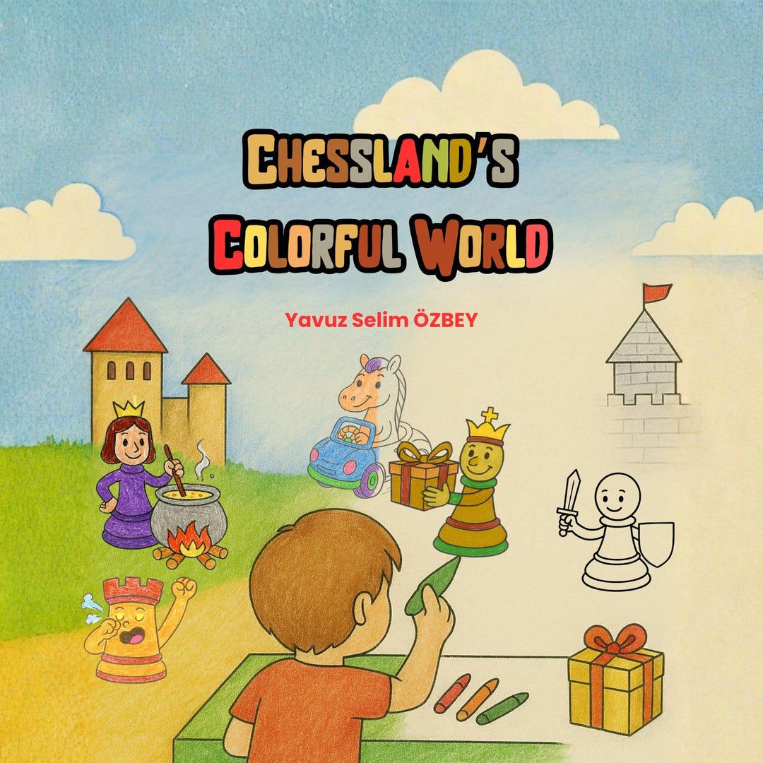 Chessland’s Colorful World: Printable Fun Chess Coloring Book for Kids ...