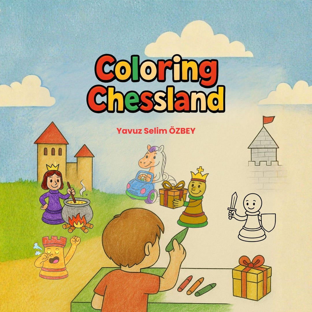 Coloring Chessland: Printable Fun Chess Coloring Book for Kids - Etsy