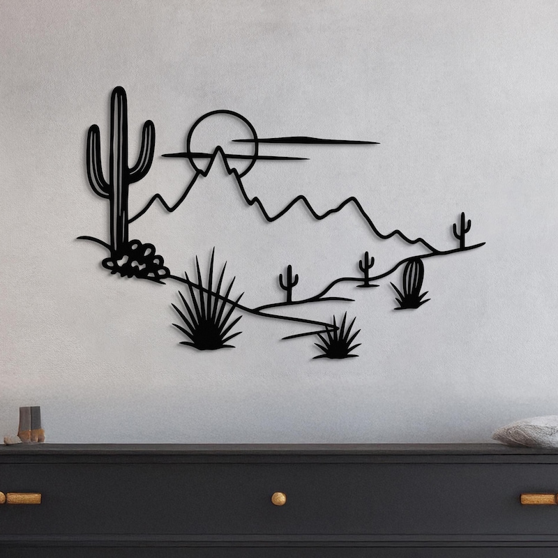 Metal Wall Art Flat - Etsy