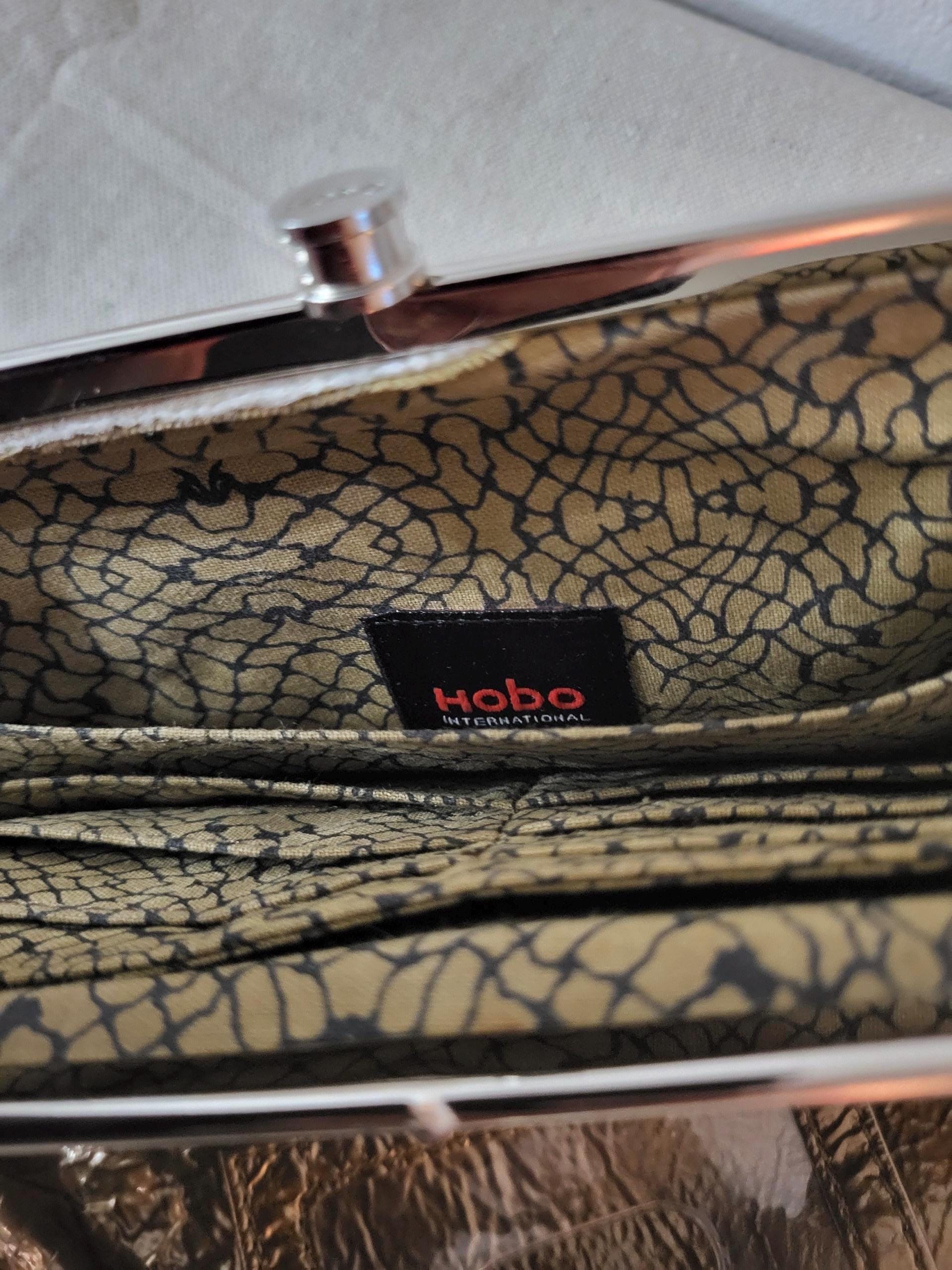 Hobo International Metallic Gold Clutch Wallet - Etsy