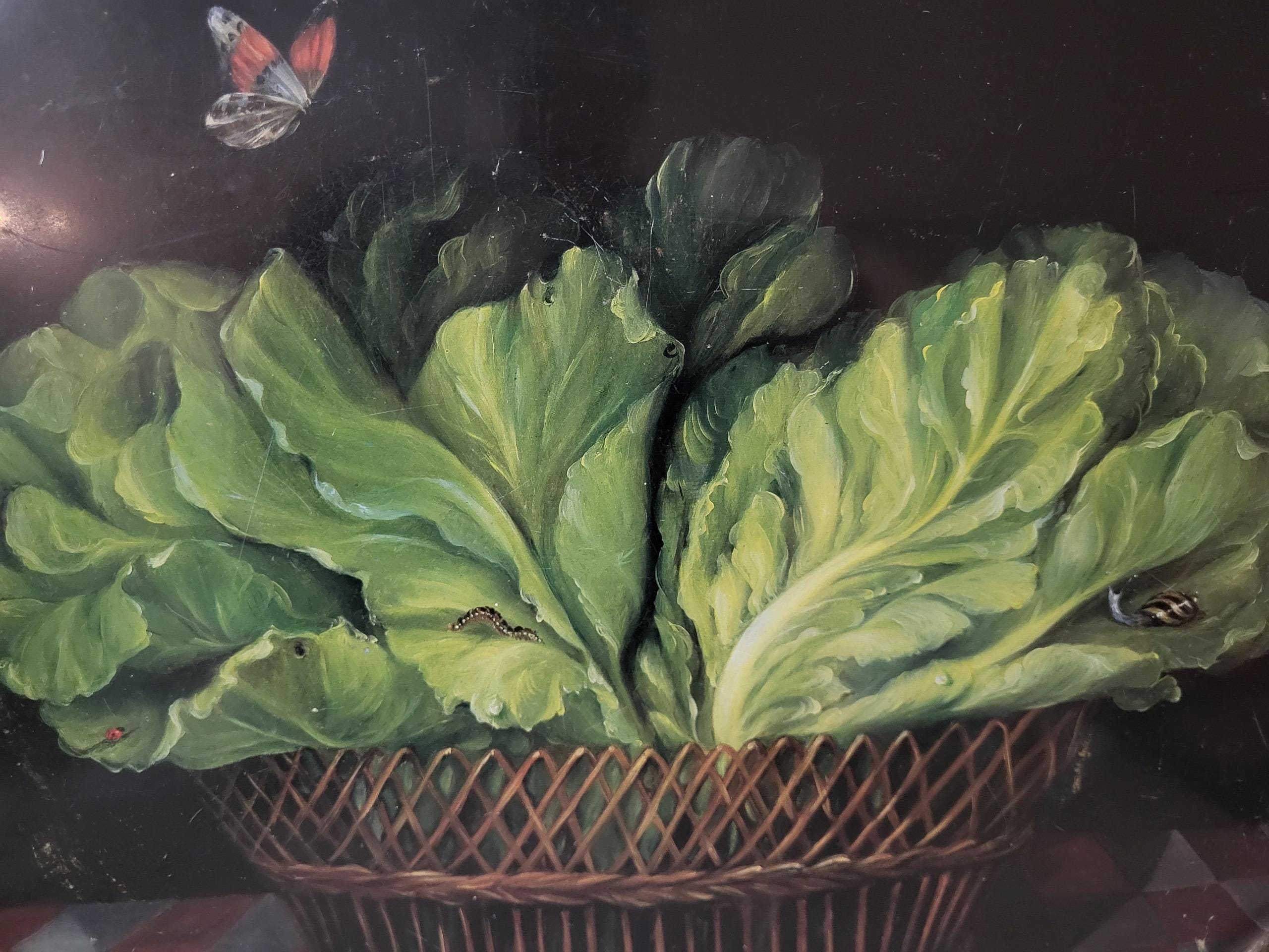 Ian Logan London Lettuce Basket Decorative Tray (1993) - Etsy