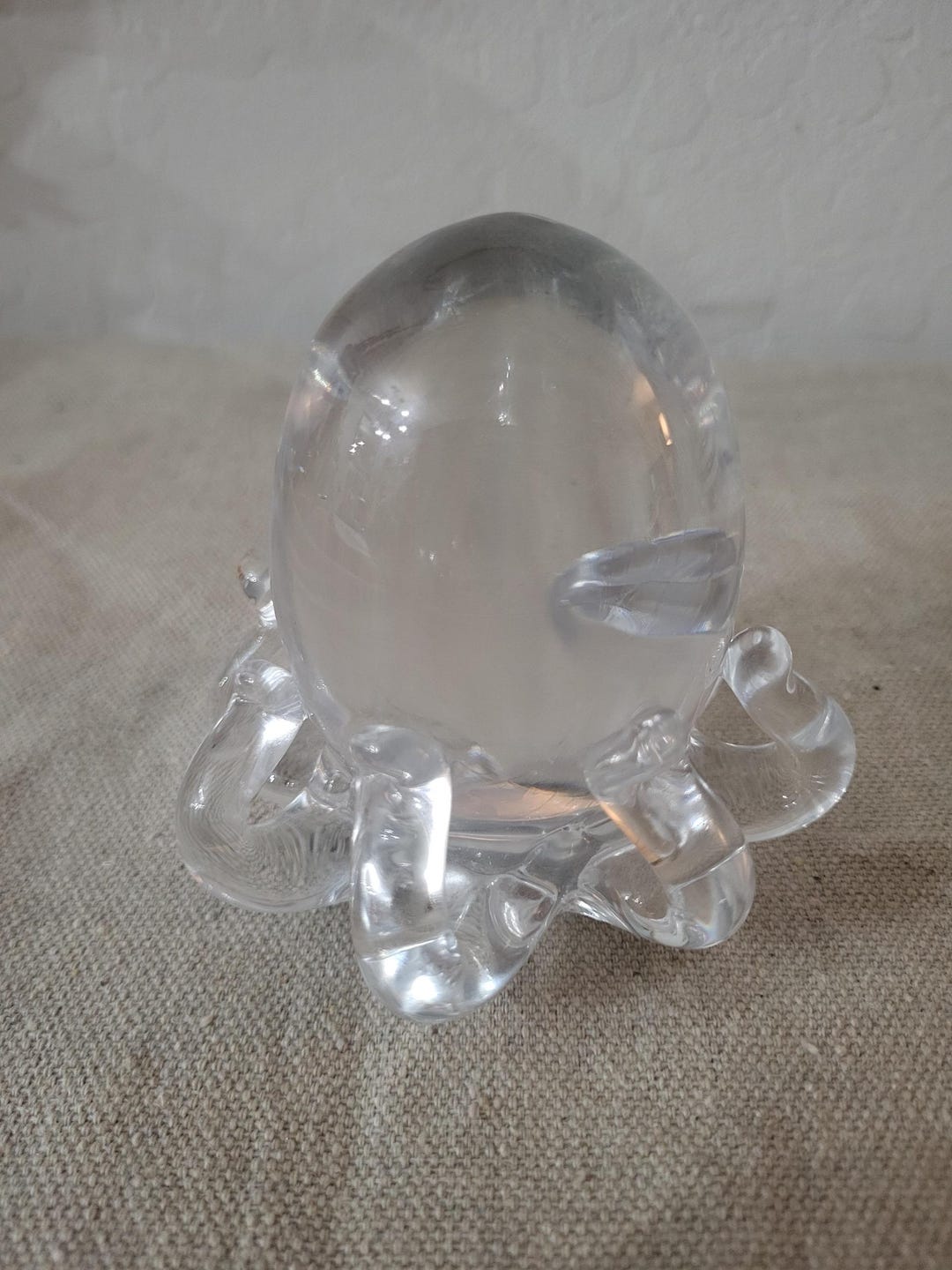 Clear Glass Octopus Paperweight – Sculpted Art Glass - Etsy