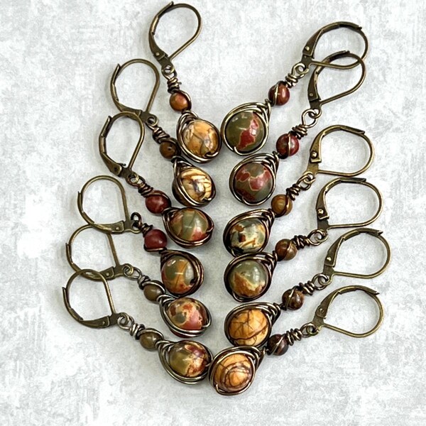 Earth Tone Earrings - Etsy