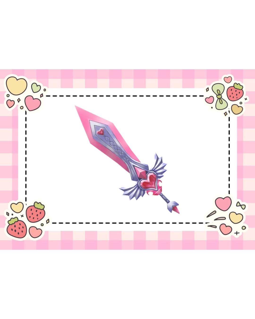 MM2 Heart Blade - Etsy