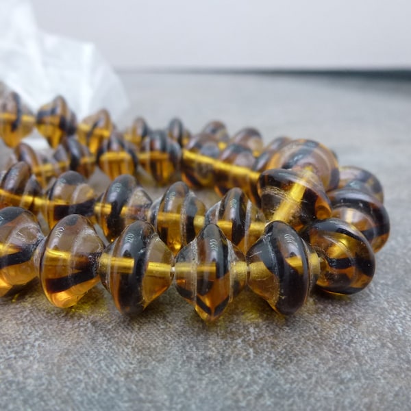 Tortoise Glass Beads - Etsy
