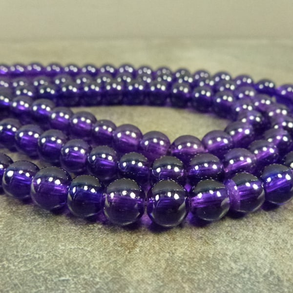 Purple Beads - Etsy