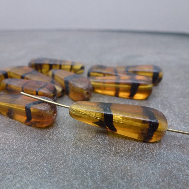 Tortoise Glass Beads - Etsy
