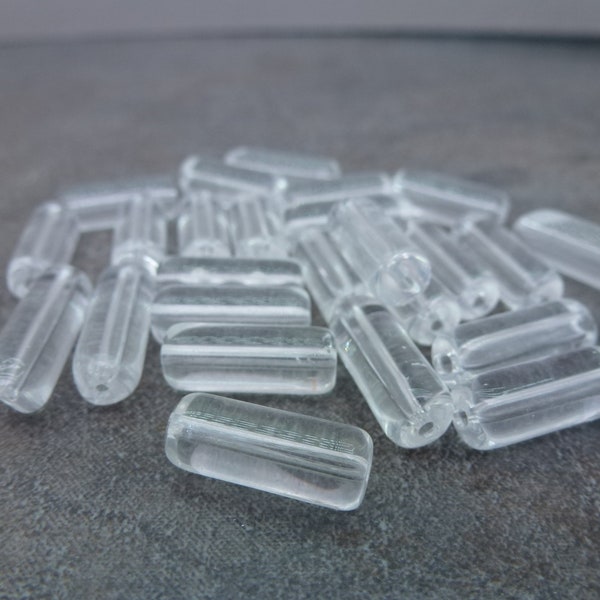Clear Glass Beads - Etsy