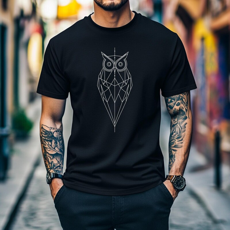 Modern Owl Art - Etsy
